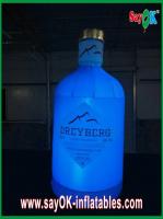 China Blue Inflatable Wine Bottle Inflatable Lighting Decoration For Advertising for sale