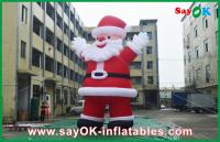 China Outdoor Giant Inflatable Santa Claus Christmas Decoration Custom Size Oxford Cloth PVC for sale
