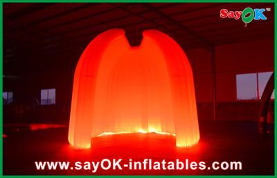 China Custom Inflatable Tent Wedding Party Round Air Tent 210D Oxford Cloth 3x2m LED Lighting for sale