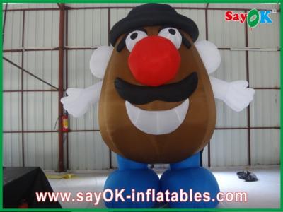 China Heavy Duty Inflatable Cartoon Characters Air Model 2m Height for Birthday Parties for sale