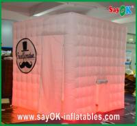 China Inflatable Photo Booth 2.4x2.4x2.5m Portable LED Cube with Remote Control for Events for sale