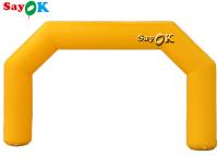 China Custom Inflatable Arch PVC Tarpaulin 6x0.8x3.5m with Logo Printing for Race Events for sale
