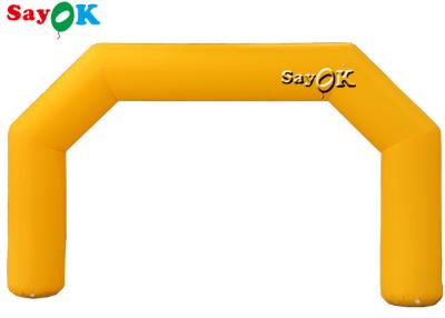 China Custom Inflatable Arch PVC Tarpaulin 6x0.8x3.5m with Logo Printing for Race Events for sale