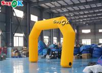 China Inflatable Start Finish Arch 7.8x3x4.9m Outdoor Advertising Arch for Carnival Festival Events for sale