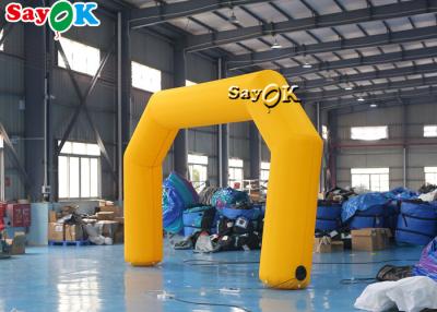 China Inflatable Start Finish Arch 7.8x3x4.9m Outdoor Advertising Arch for Carnival Festival Events for sale