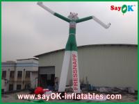 China Inflatable Sky Dancer Air Dancing Stick Man 5m Outdoor Advertising with Arrow for sale