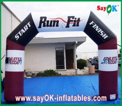 China Custom Inflatable Finish Line Arch Rental - 6m to 12m Width Options with CE/UL Certification for Outdoor Events for sale