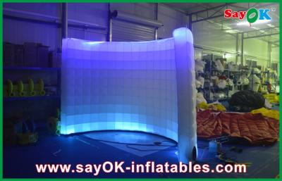 China Inflatable LED Photo Booth 2.4x2.4x2.5m with Internal Fan for Events for sale