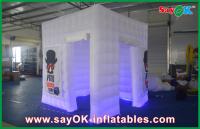 China Inflatable Photo Booth 2.4x2.4x2.5m with 2 Doors CE UL Certified for Party Rental for sale