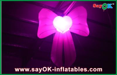 China Hanging Pink / Red Outdoor Holiday Decorations With Controller for sale