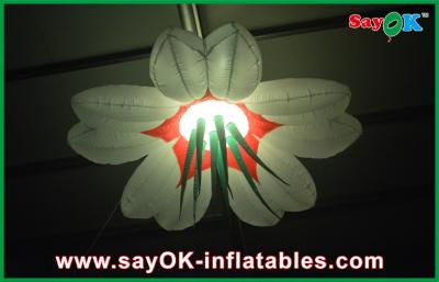 China Oxford Cloth LED Giant Inflatable Flower Decoration 2m 2.5m with CE Certificate for sale