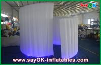 China Inflatable Photo Booth 3x2x1.5m 210D Polyester 12 Color LED Without Top for Rental Business for sale