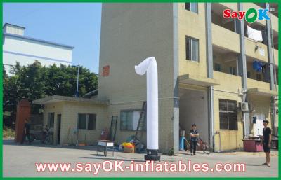 China White Air Tube Dancer 4-6m Inflatable Opening Ceremony Promotional Display with UL/CE Blower for sale