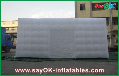 China Inflatable Cube Tent 6x3m Customizable White Outdoor Air Tent with Door CE Certified for sale