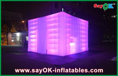 China Large Inflatable Tent 6x3m with LED Lights for Wedding Decoration Party Event for sale