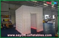 China Waterproof Inflatable Photo Booth with LED Lights 210D Oxford Cloth for Party for sale