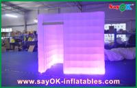 China Inflatable Photo Studio White Lighting Cube 2.4x2.4x2.5m 210D Oxford Cloth Left Door for sale