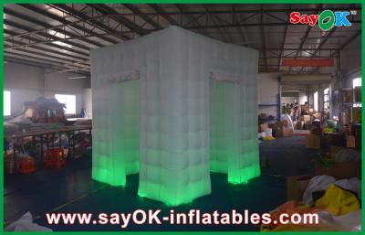 China Inflatable Photo Booth 210D Oxford Cloth with LED Lighting for Events for sale