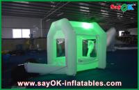 China Inflatable Money Booth with 12 LED Lights 210D Polyester for Wedding Party Event Rental for sale