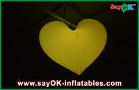 China Indoor Wedding Inflatable Lighting Decoration Led Inflatable Heart for sale