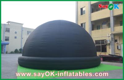 China Black 8.5m Inflatable Planetarium Dome Tent for 60 Persons with Custom Logo for sale