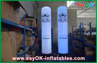 China LED Inflatable Pillar 190T Oxford Cloth Party Decoration with 12 Color Lights for sale