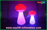 China Standing Inflatable Lighting Decoration Giant Inflatable Mushroom For Indoor for sale