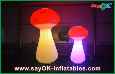 China Giant Inflatable Mushroom with LED Lights for Party Wedding Decoration 190T Oxford for sale