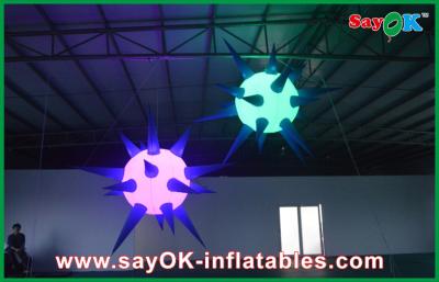 China 190T Oxford Cloth Inflatable LED Balloon 12 Color Changing Party Decoration 110-240V for sale