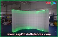 China Giant Inflatable Air Wall for Wedding Photo Booth Hire Waterproof 2 LED Light for sale
