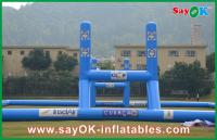 China Interactive Inflatable Football Game Field 5m x 3m PVC Foldable Soccer Pitch for Outdoor Sports for sale