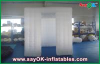 China Inflatable Photo Booth Kiosk with LED Lights 210D PVC Coated Nylon 110V 220V for sale