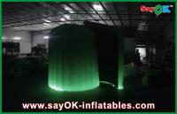 China Inflatable Photo Booth Dome with LED Lights 210D PVC Waterproof Trade Show Tent for sale