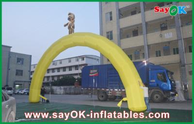 China Custom Inflatable Entrance Arch Gate 6M Oxford Cloth Advertising Arch with CE Blower for sale