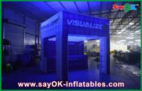 China Inflatable Camping Tent with Rainbow LED Lighting 4x3m Custom Size 210D Oxford Cloth for sale