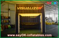 China Custom LED Inflatable Cube Tent for Exhibition 210D Nylon 1pc MOQ for sale