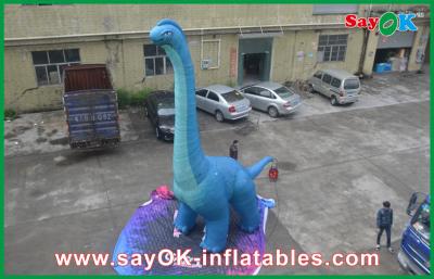 China Custom Inflatable Christmas Dinosaur Fire Proof Oxford Cloth 2m-10m Tall with CE UL Blower for sale