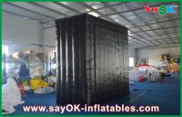 China Black Wall Inflatable Cube Tent Double Sewing Show Background 210D Oxford Cloth for sale