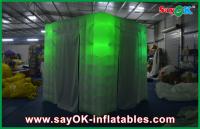 China Inflatable Cube Tent 2.4x2.4x2.5M Waterproof LED Photobooth for Party Christmas Decor for sale