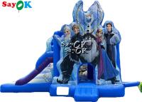 China Ice Princess Inflatable Bounce Trampoline Slide Combo 6x4x4 m Commercial Bouncer for sale