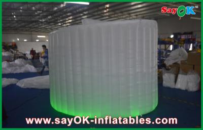 China Waterproof Inflatable Photo Booth 4m x 4m Oxford Cloth with LED Light for Wedding for sale