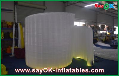 China Inflatable Photo Booth 3x2.7x1.5m Spiral with LED Lights for Events for sale