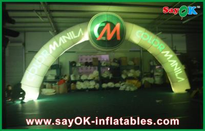 China Customizable Inflatable Arch 5x3m with LED Lights for Events Race Gate Advertising for sale