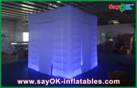 China Inflatable Photo Booth 2.4x2.4x2.5m with LED Lights for Events and Gatherings for sale