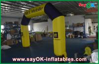 China Inflatable Start Line Yellow Inflatable Archways Long Distance Running Inflatable Race Arch for sale