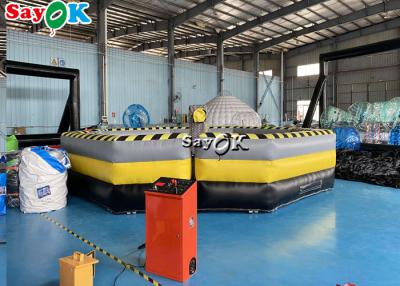China Inflatable Wipeout Game 7m Meltdown Machine for Amusement Park Carnival for sale