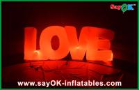 China Valentine Inflatable Led Light Love Indoor Wedding Inflatable Decorations for sale