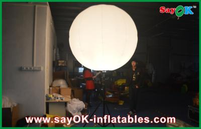 China White Inflatable Balloon with Tripod 1.5m 2m Outdoor Event Lighting Decoration LED 800W for sale