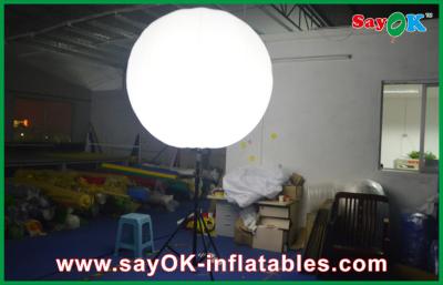 China White Inflatable LED Balloon 1.5m 2m for Advertising Party Decoration Business Event for sale