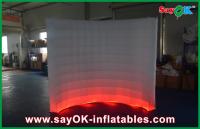 China Inflatable Photo Booth 2.5x2.5x2.5m with LED Lights for Commercial Event Rental for sale